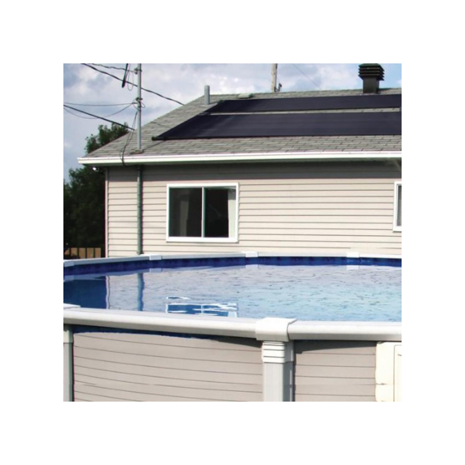 Sunsolar Energy Technologies SunQuest Solar Heating System with Roof ...
