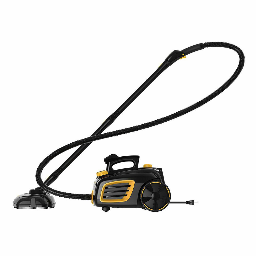 McCulloch MC1375 Multipurpose 1500W Canister Steam Cleaner - Black/Yellow