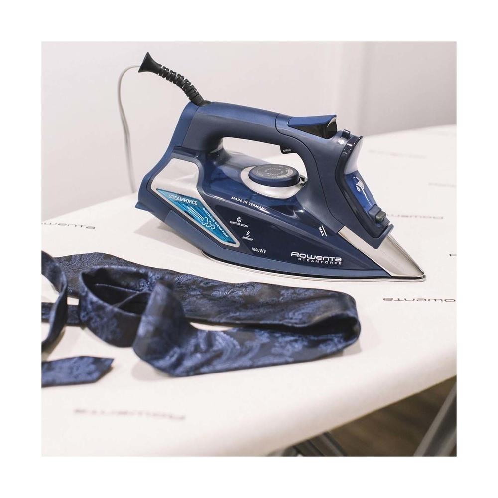 Rowenta DW9280 Steamforce Steam Iron w/ Digital Display - Dark Blue