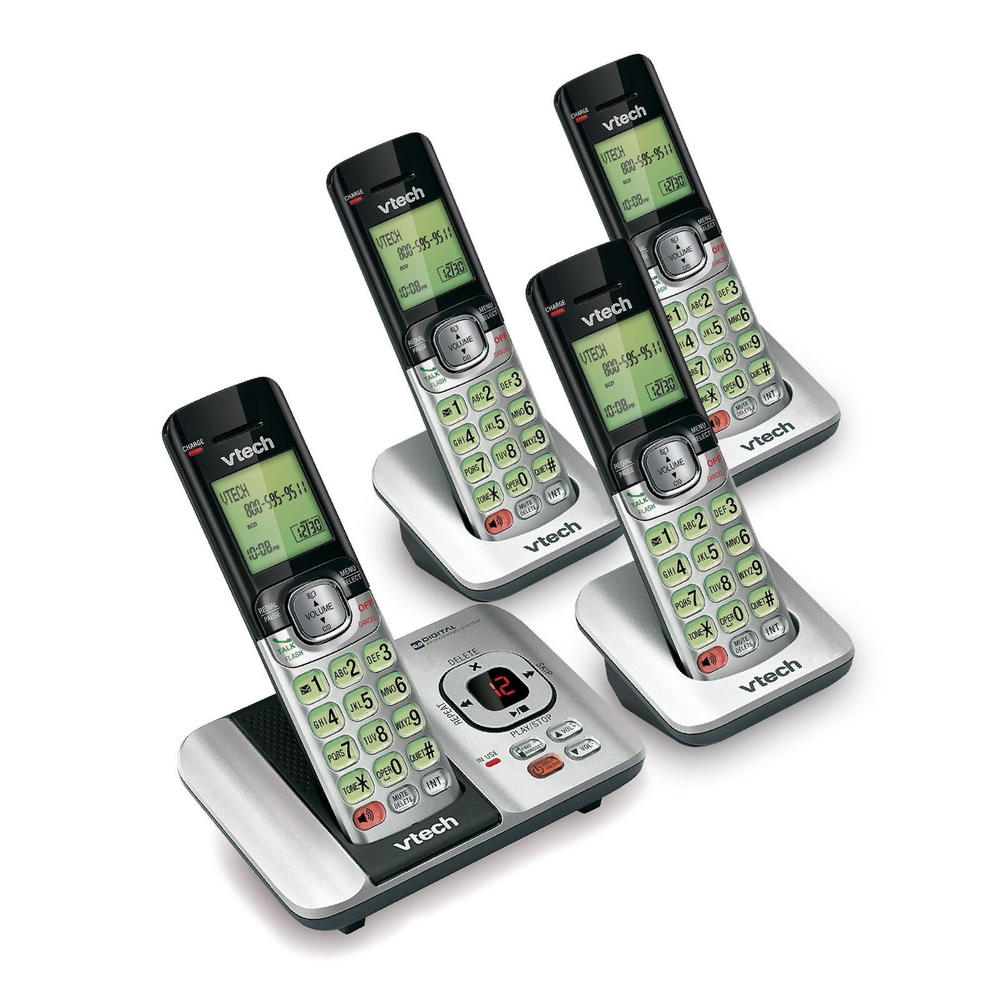 VTech CS6529-4 DECT 6.0 Cordless Phone with 4 Headsets