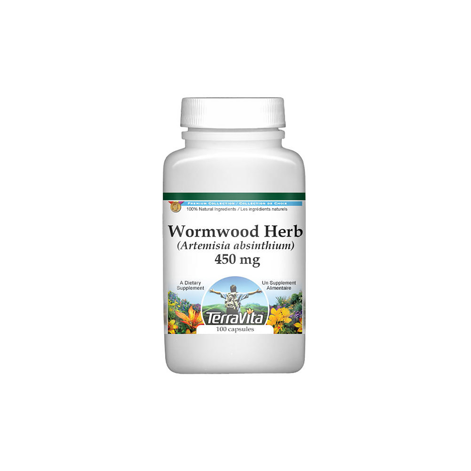 TerraVita 100pc. Wormhood Herb Capsules