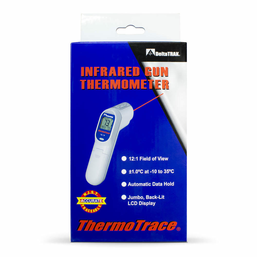 DeltaTrak ThermoTrace Infrared Gun Thermometer