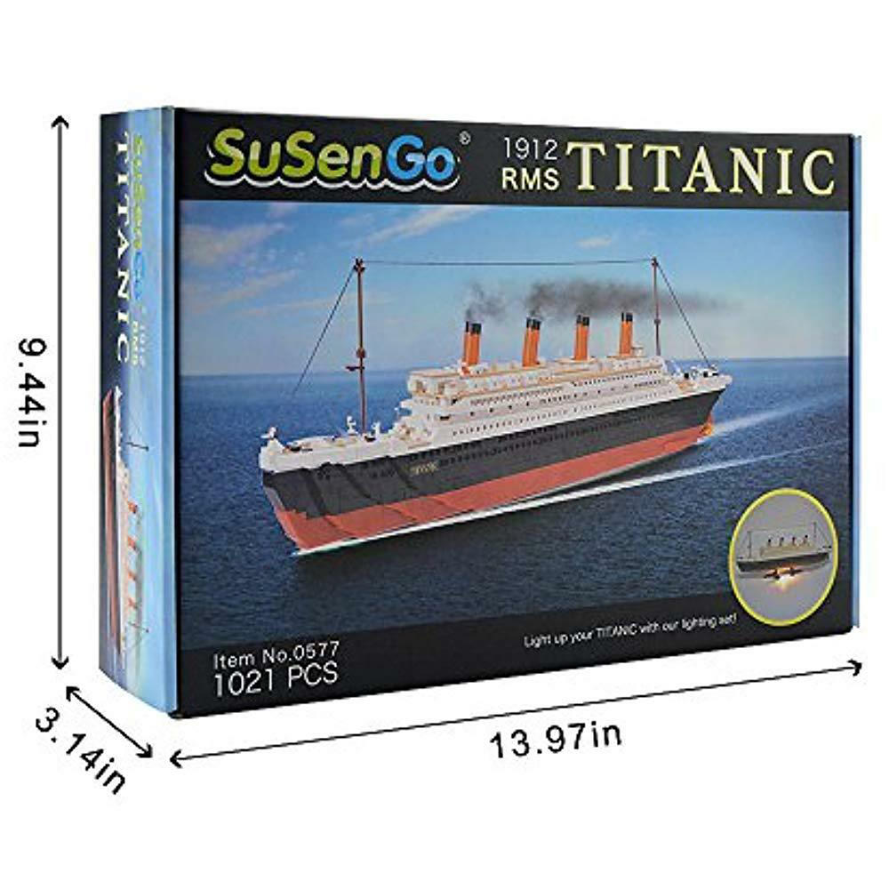 SuSenGo Toys Stacking Blocks Titanic Building Kit