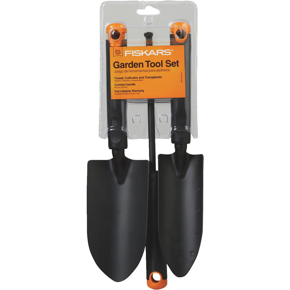 Fiskars 373770-1001 200S 3pc. Steel Garden Tool Set