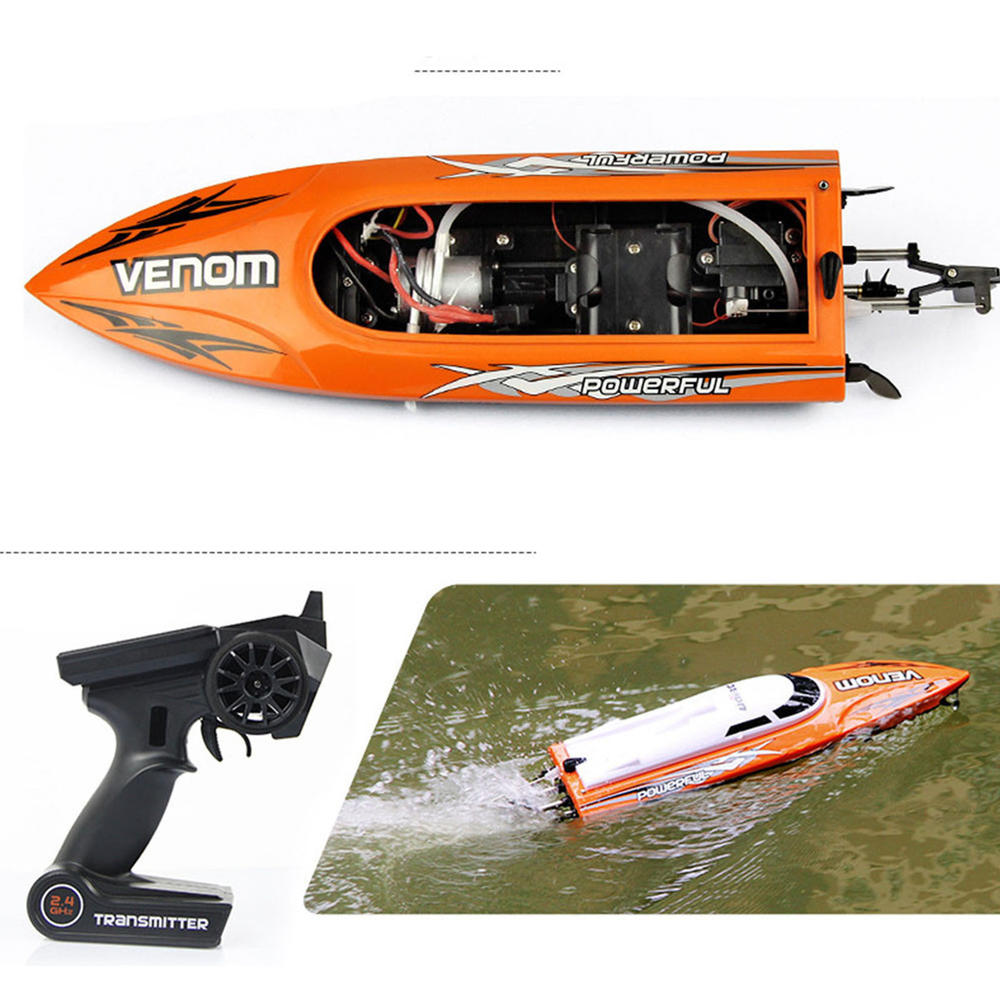 UDI RC Venom 2.4GHz Remote Control Electric Boat - Orange