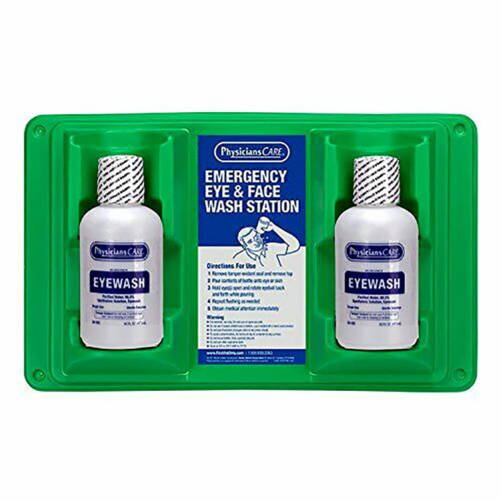 Spill Magic PhysiciansCare 16oz. Double Bottle Eyewash Stations