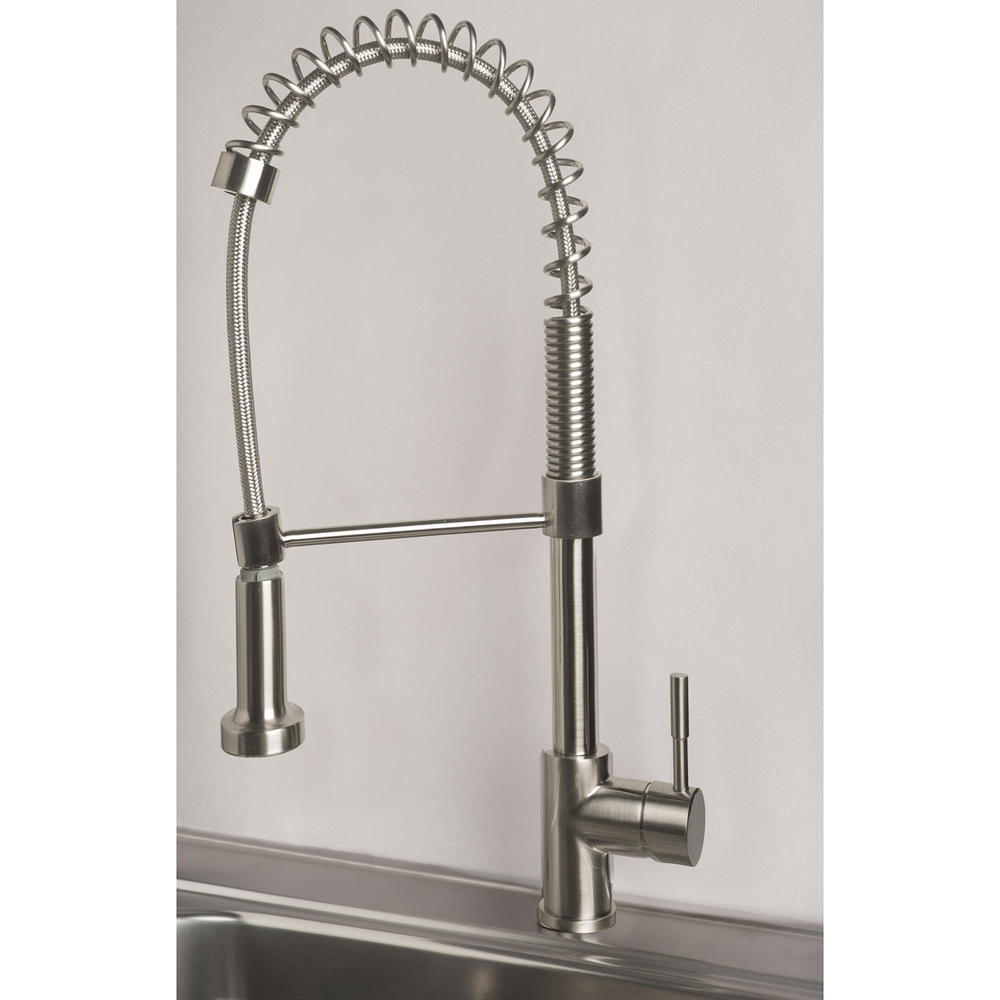Builders Shoppe 21" Pull Down Kitchen Sink Faucet - Stainless Steel
