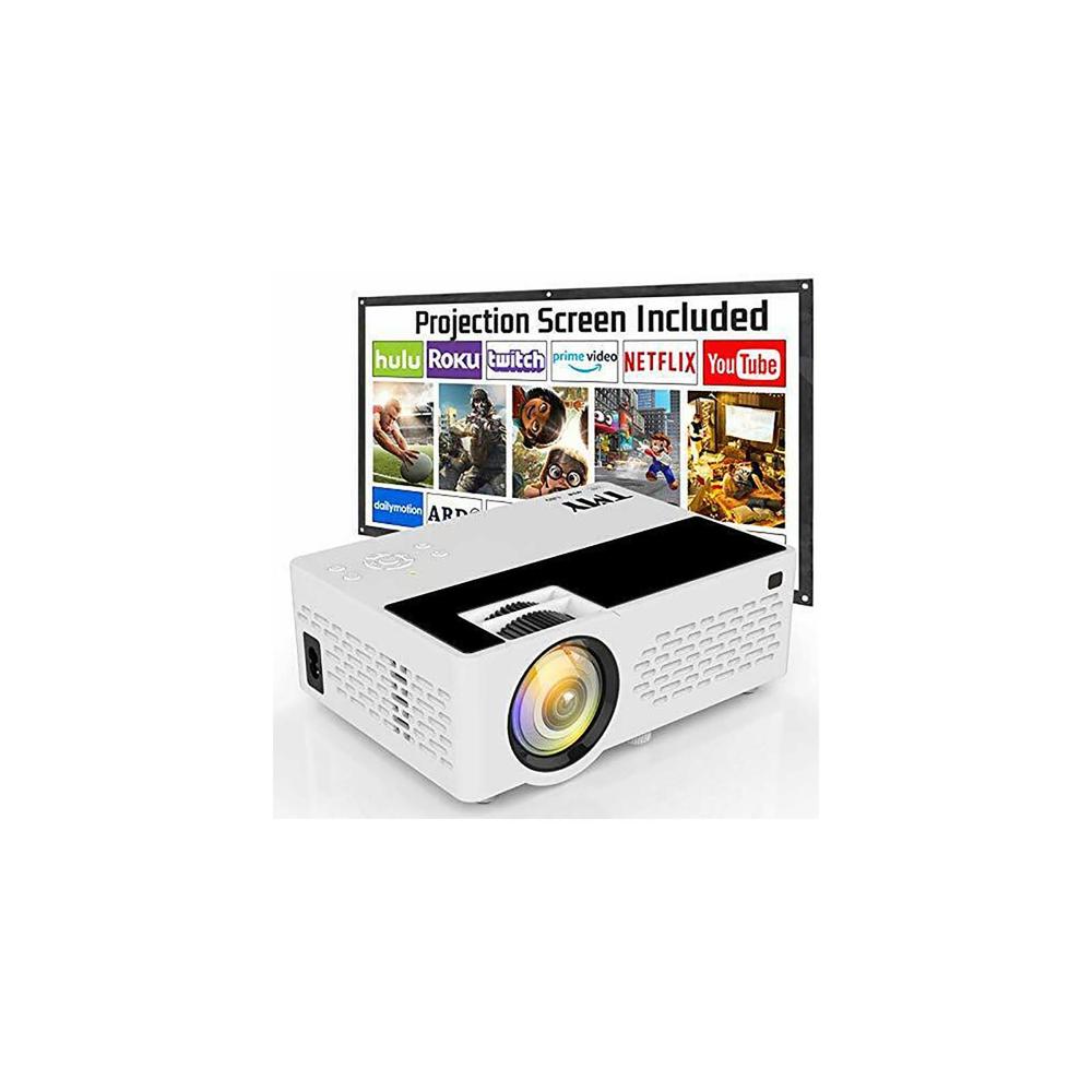 TMY V08 Full HD Projector with 100" Screen