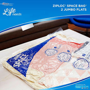 Ziploc 2pc. Reusable Jumbo Vacuum Seal Bags – Sears Marketplace