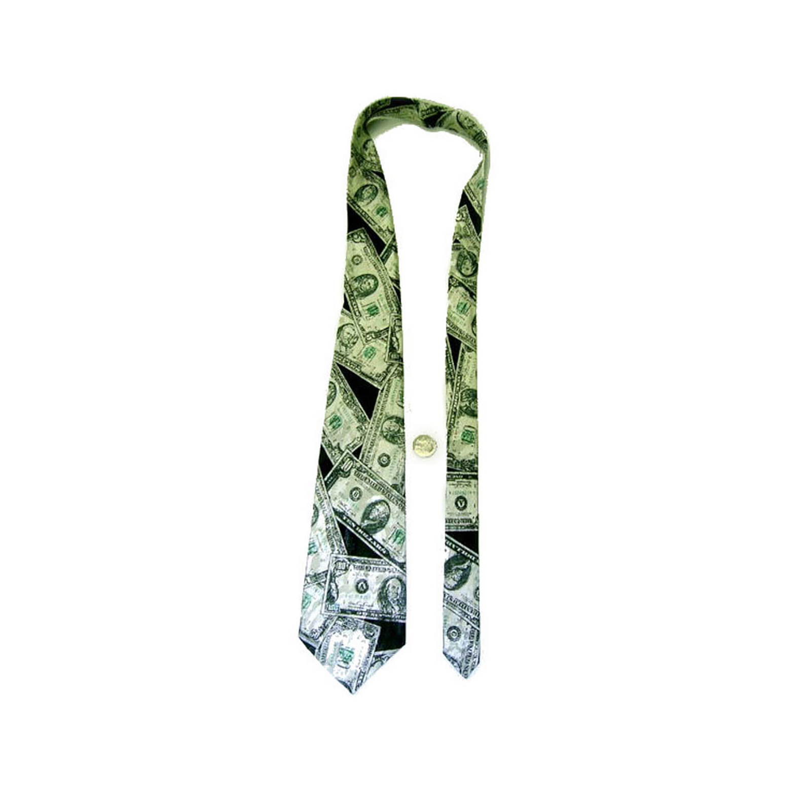 MyPartyShirt USA Dollar Bill Men's Necktie