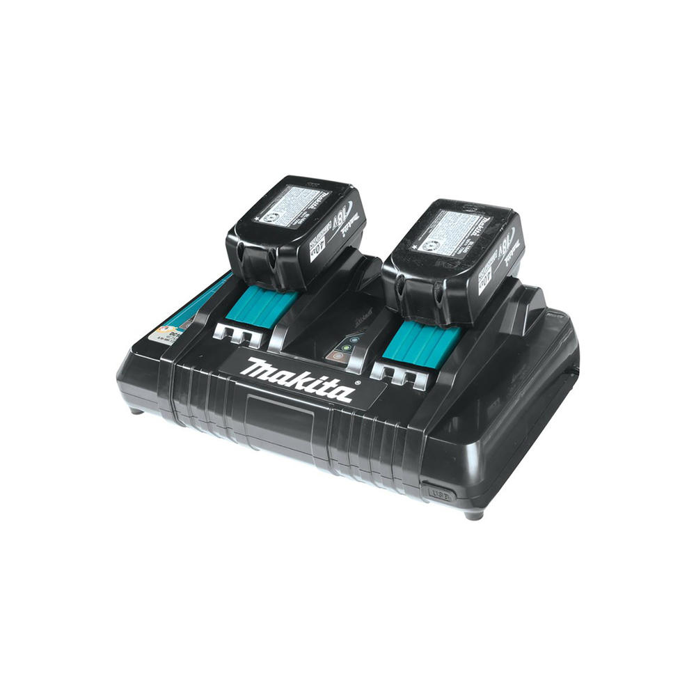 Makita (Usa) Inc DC18RD 18V Lithium-Ion Dual Port Rapid Optimum Charger