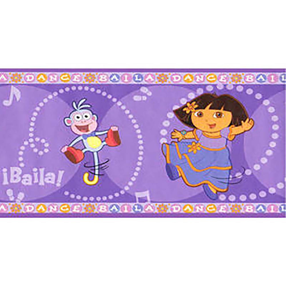 Dora The Explorer Dance Baila Wall Paper Border Roll