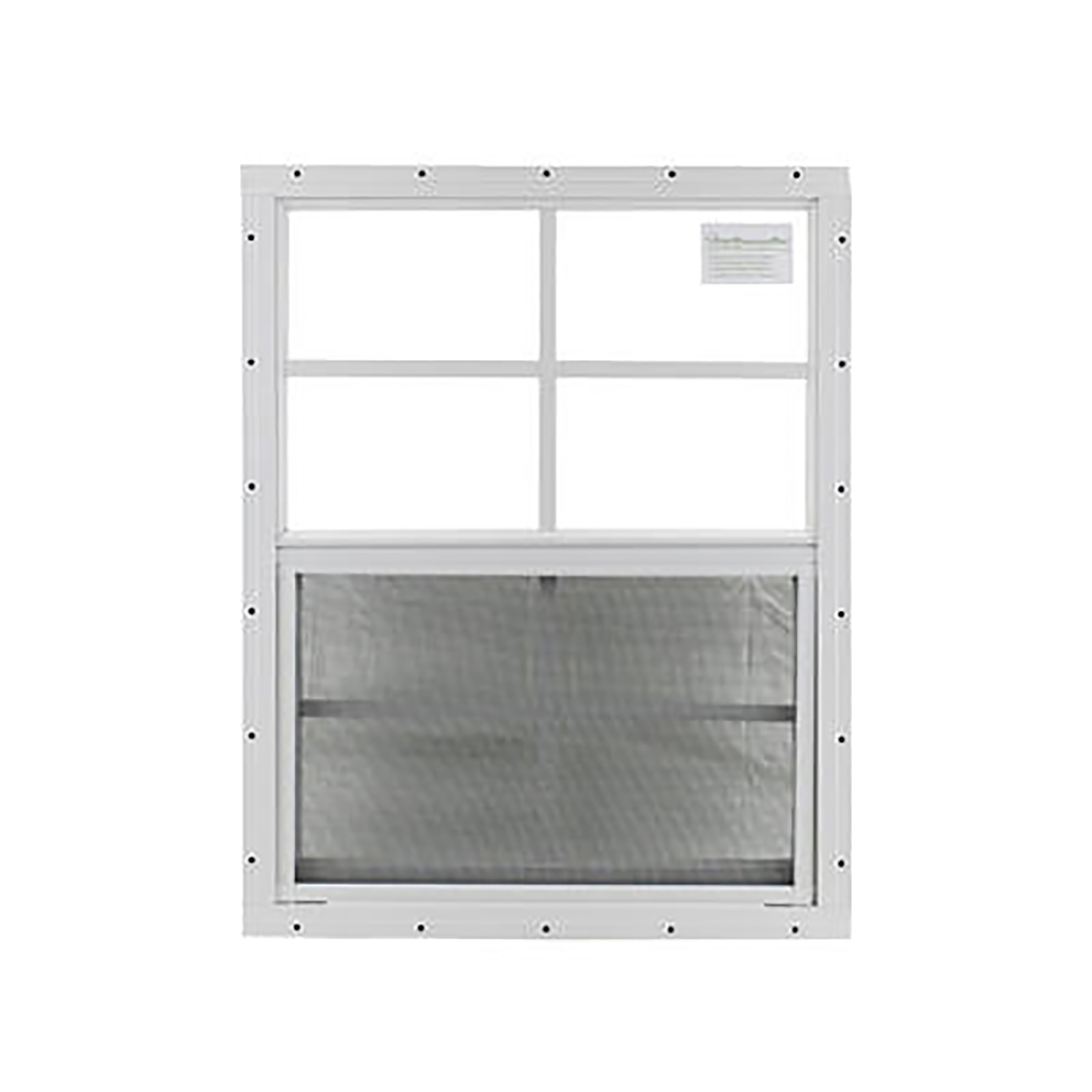 Shed WIndows and More 1624WF 16" x 24" Shed Window - White