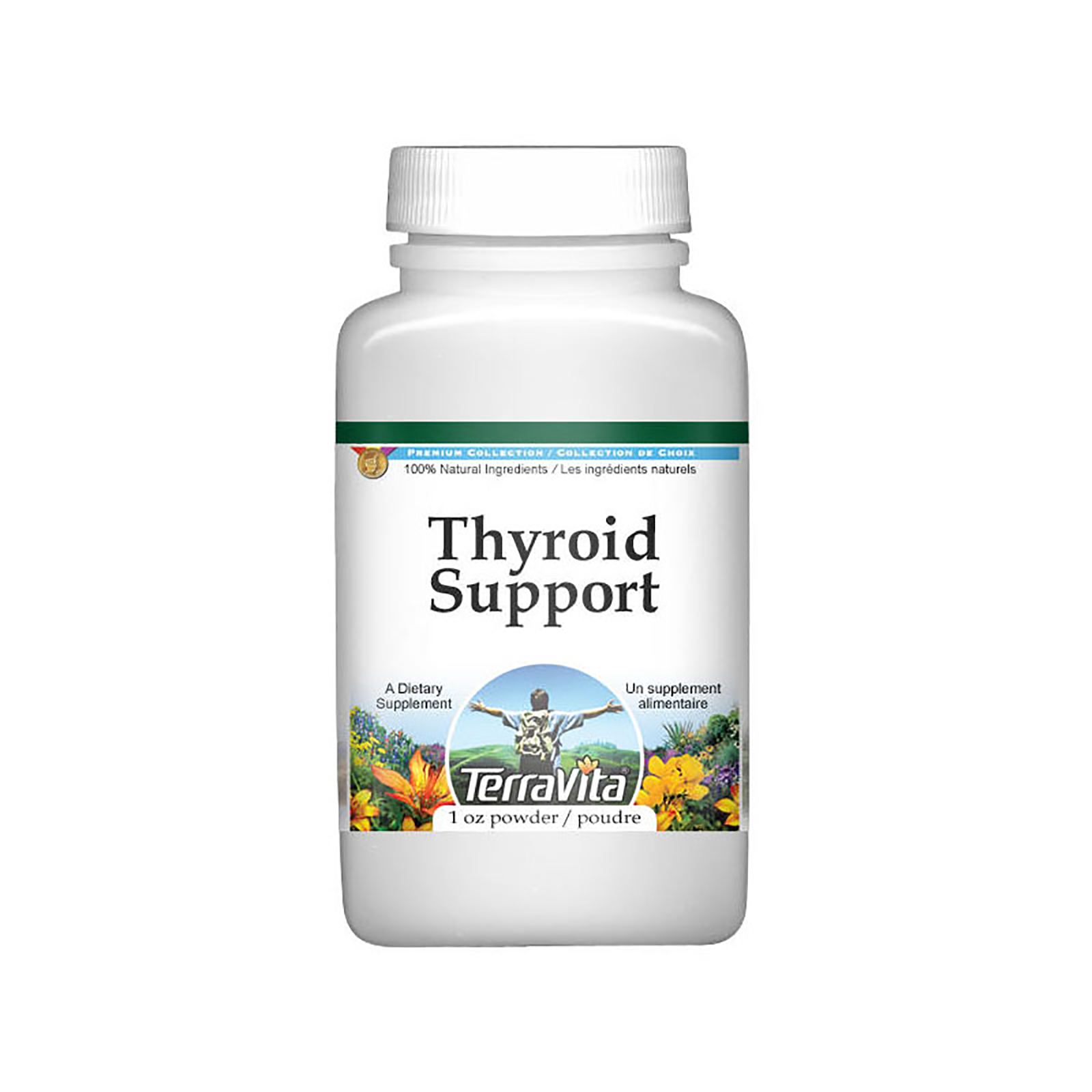 TerraVita Thyroid Support Powder w/ Bugleweed, Motherwort & Lemon Balm