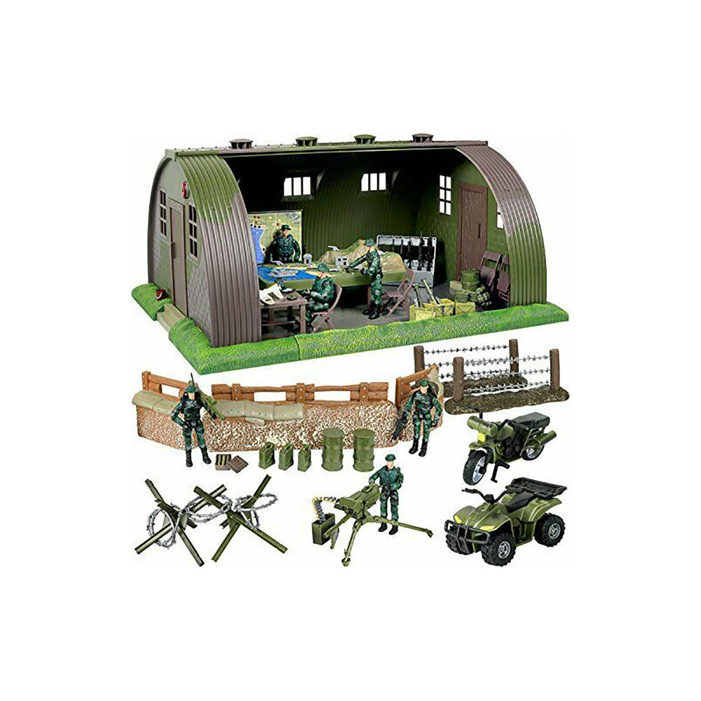 Click n' Play Mega Military Army Base Barrack Command Center