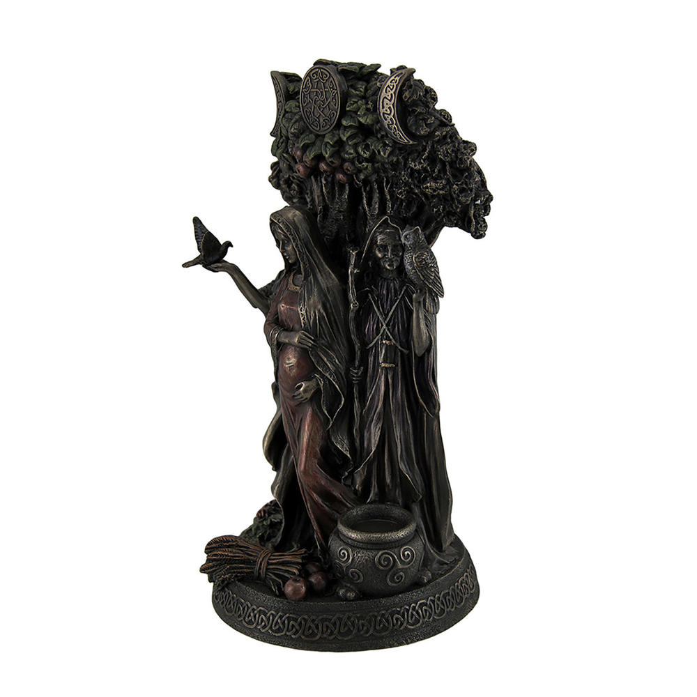 Veronese Design Celtic Triple Goddess Statue - Bronze