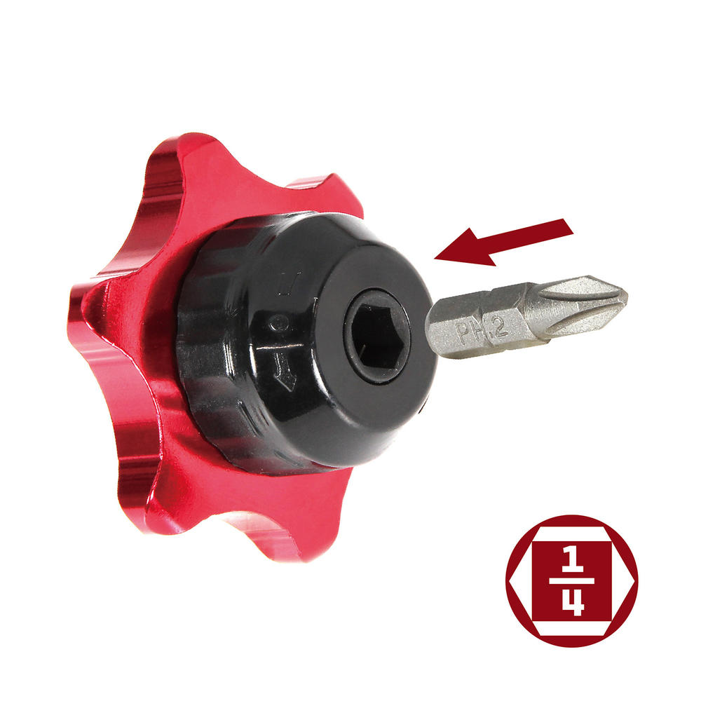 Powerbuilt 1/4" Drive 2-in-1 Thumb Ratchet