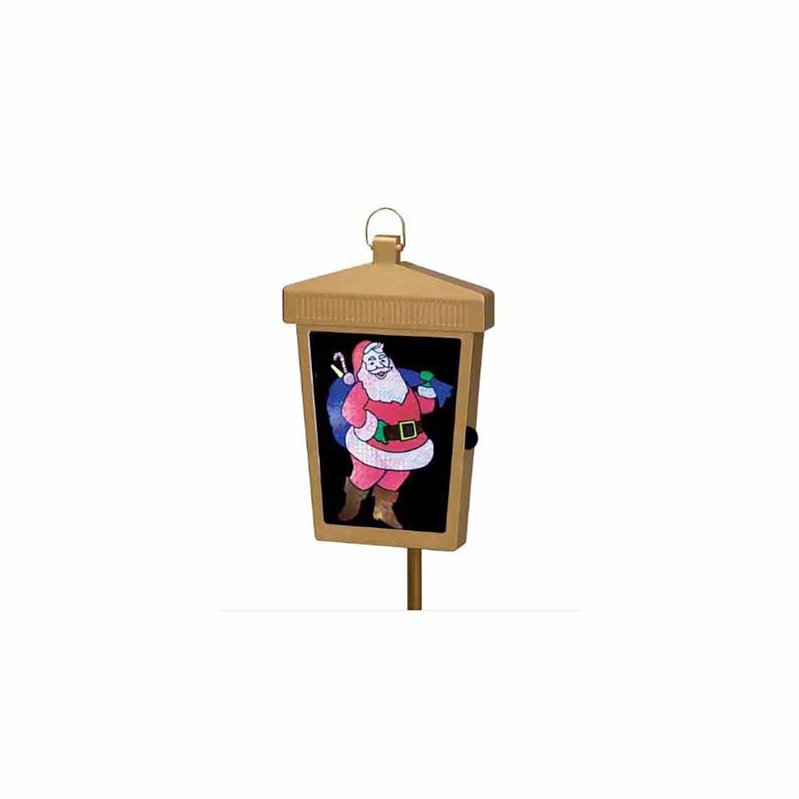 Mr. Christmas 18" Lighted Holographic Welcome LED Lantern - Metallic