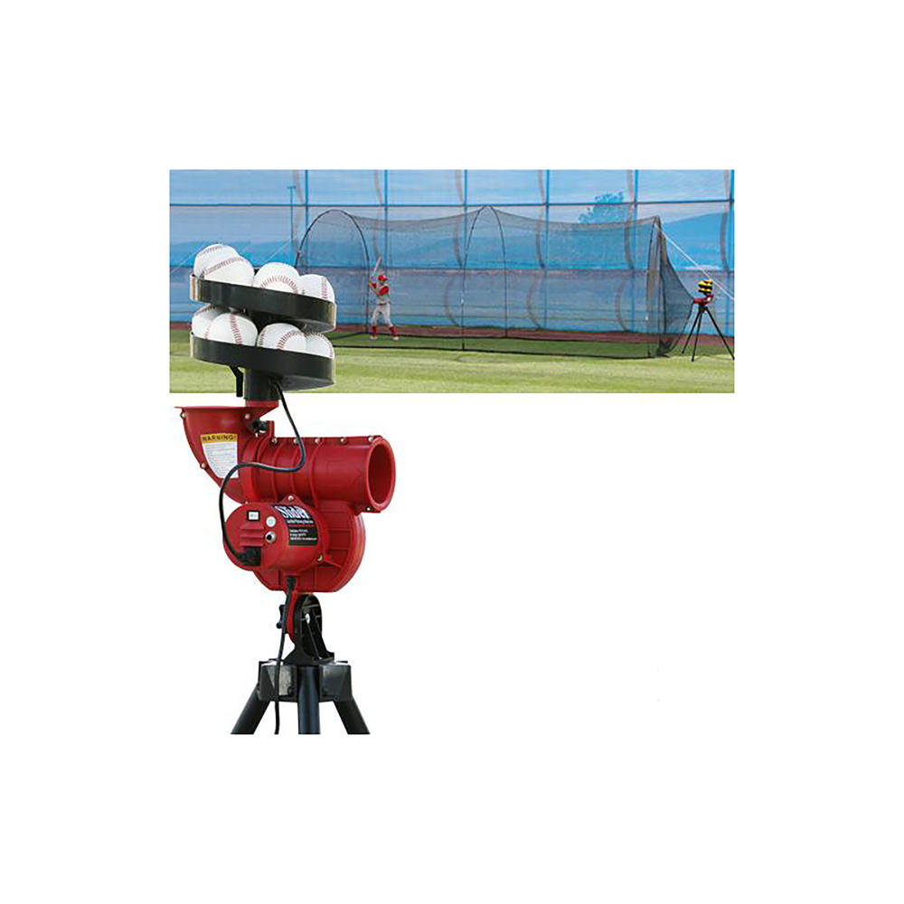 Trend Sports Slider Pitching Machine w/ Batting Cage