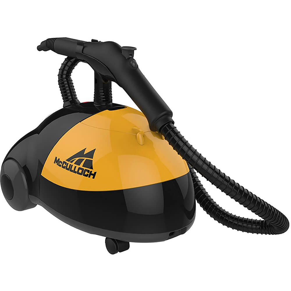 McCulloch MC1275 Heavy-Duty Canister Steam Cleaner with 18 Accessories