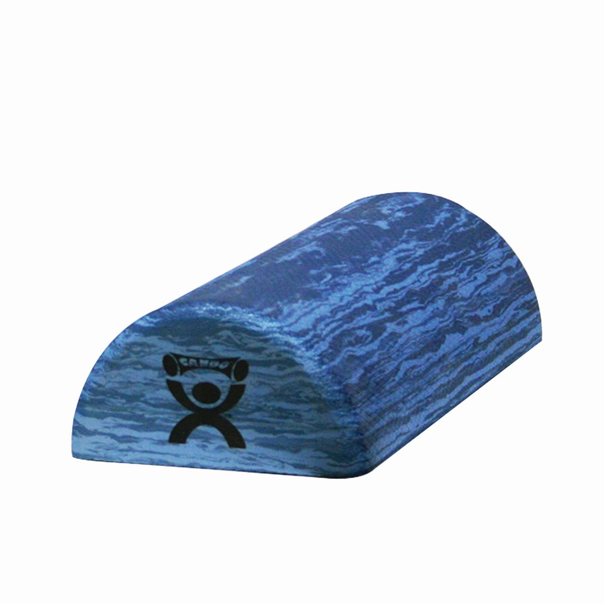 Cando Foam Roller - Blue EVA Foam - Extra Firm - 6" x 12" - Half-Round