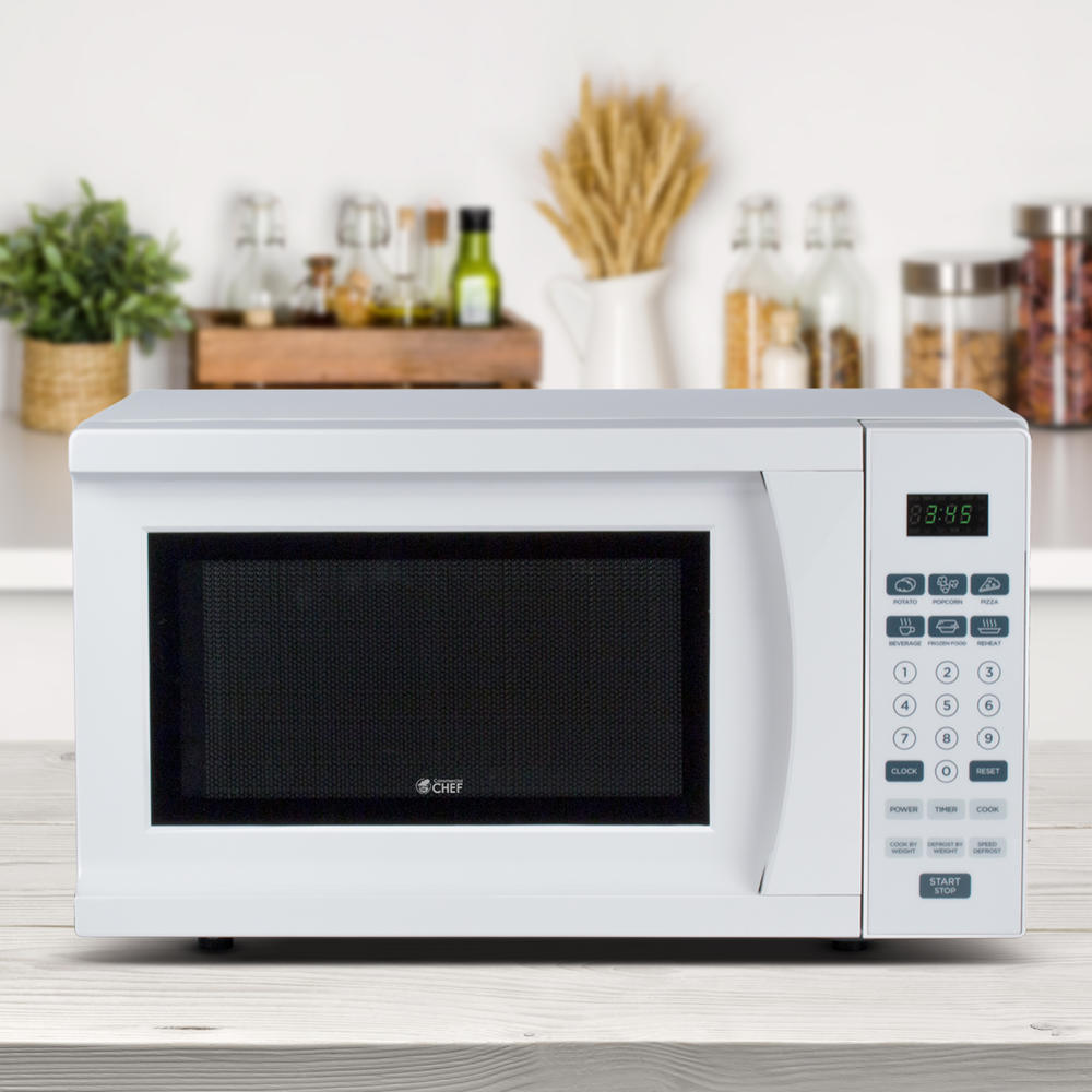 Commercial Chef CHM770W 0.7. Cu. Ft. Chef Commercial Microwave - White