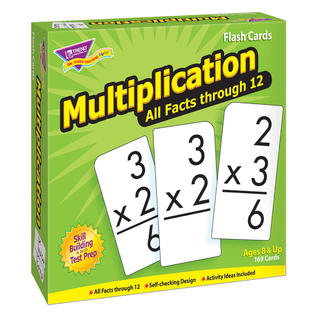 TREND Enterprises, Inc. Multiplication 0-12 All Facts Flash Cards, 169 ...