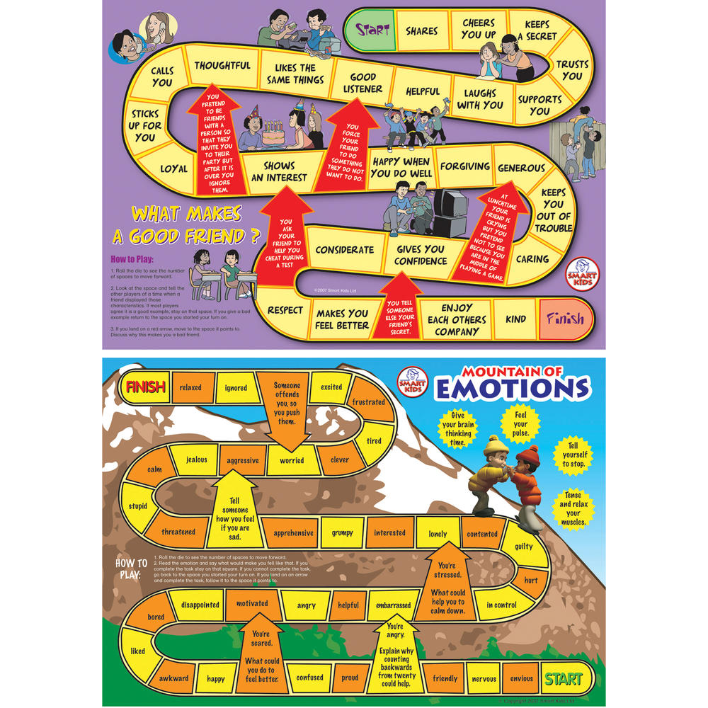 Didax 6 Social Skills Board Games