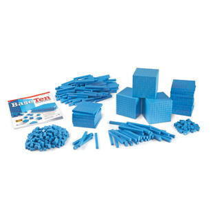 Learning Resources Plastc Base Ten Class Set 600 Units 200 Rods 20 ...