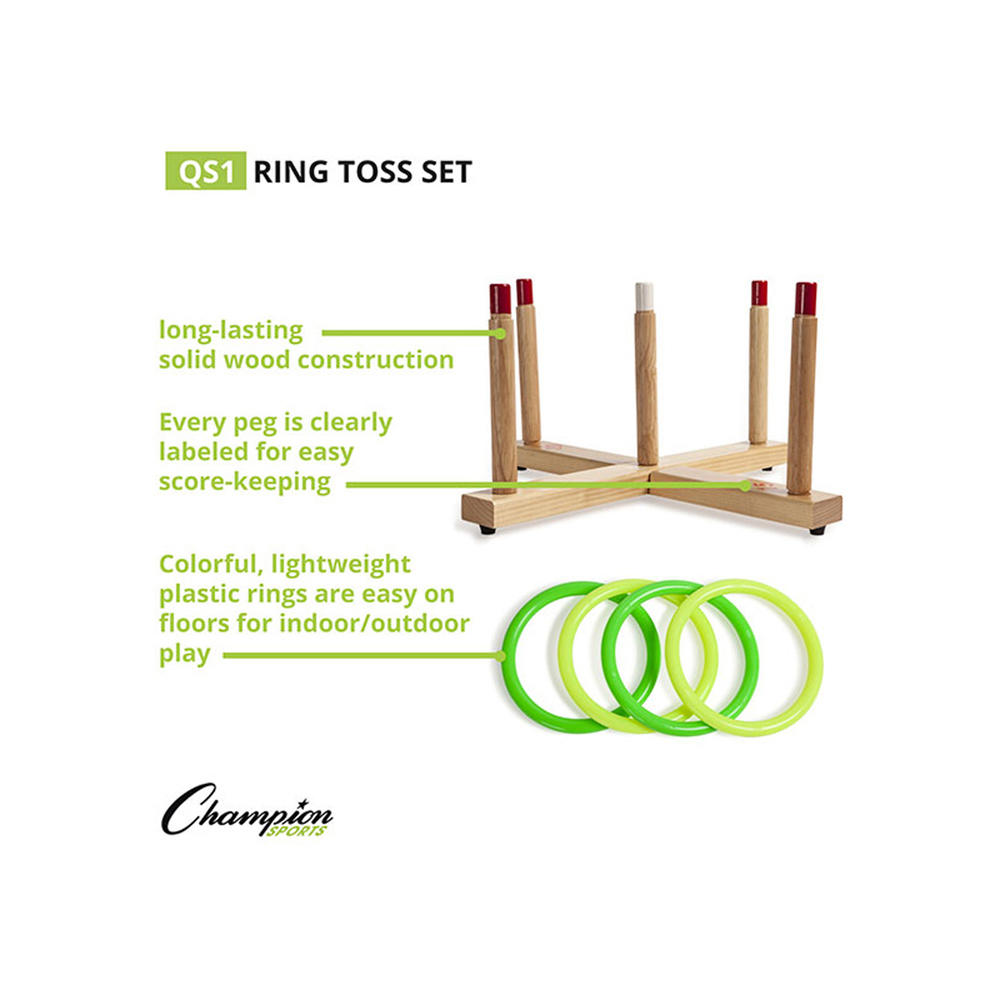 Champion Sports Quality Ring Toss Set
