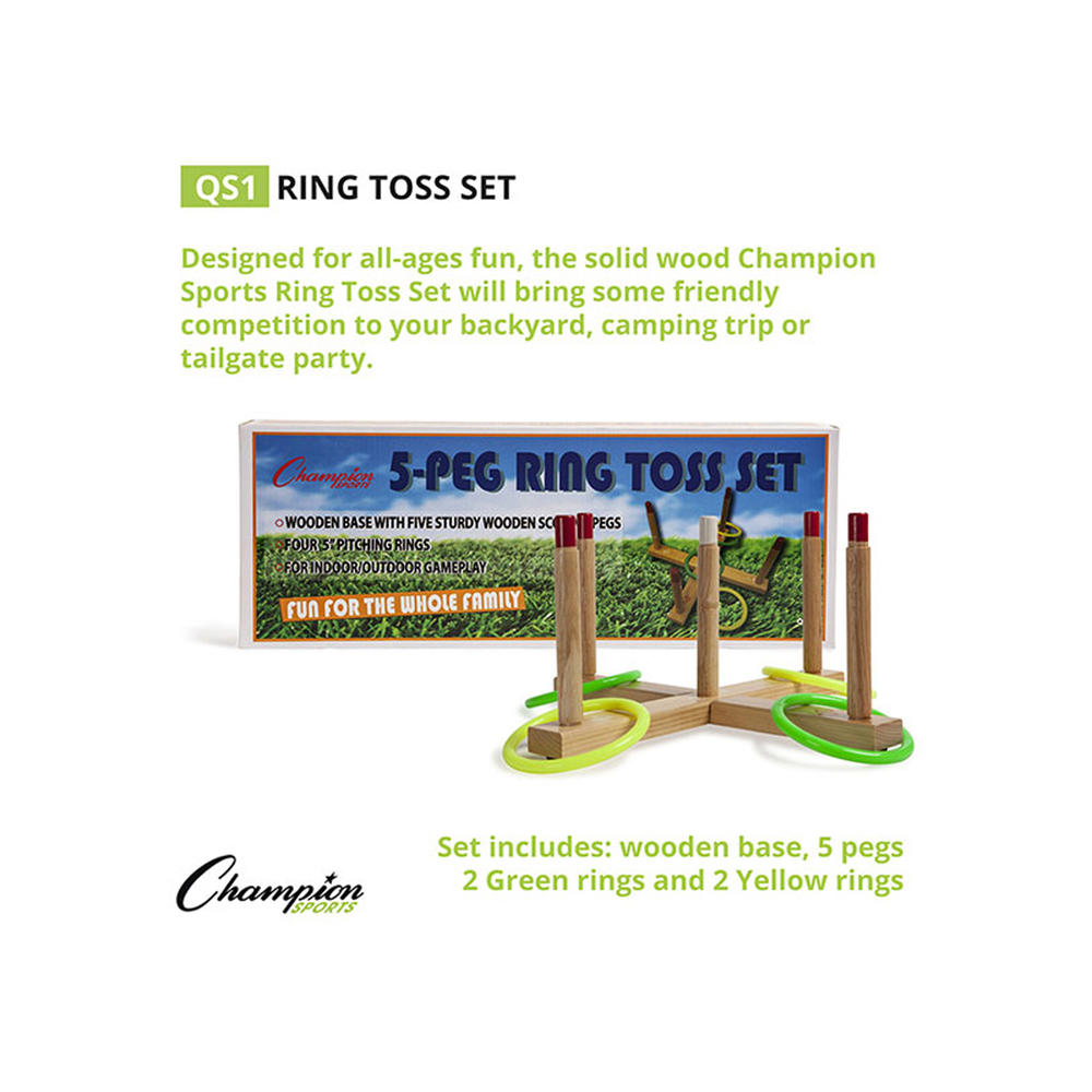 Champion Sports Quality Ring Toss Set