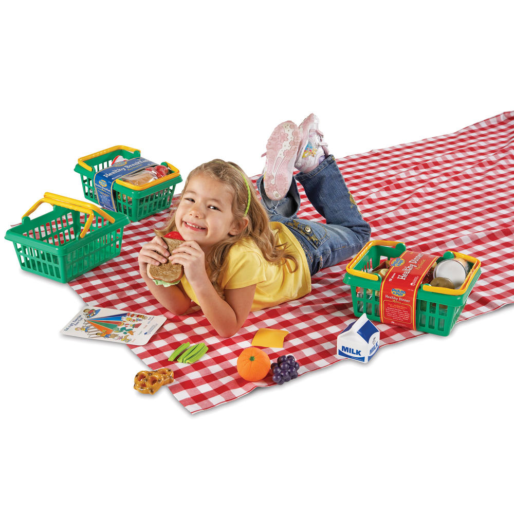Learning Resources Play Set Healthy Foods Set Of 55 Bundle