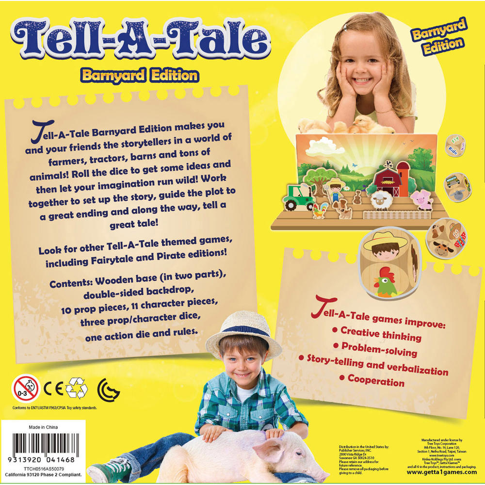 Getta 1 Games Tell-A-Tale Game (Barnyard Edition)