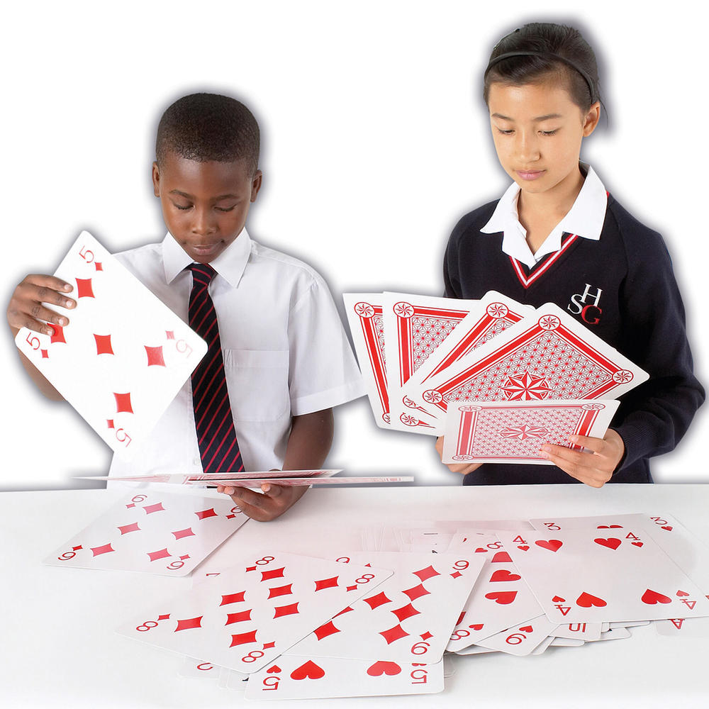Learning Advantage Giant Playing Cards