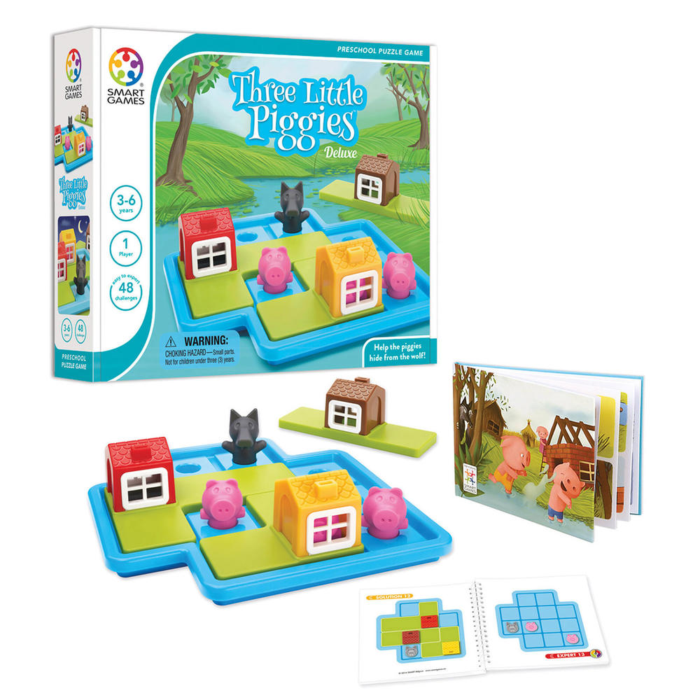 Smart Games Three Little Piggies Deluxe Puzzle Game