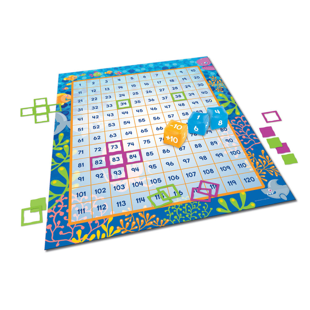 Learning Resources Make a Splash™ 120 Mat Floor Game