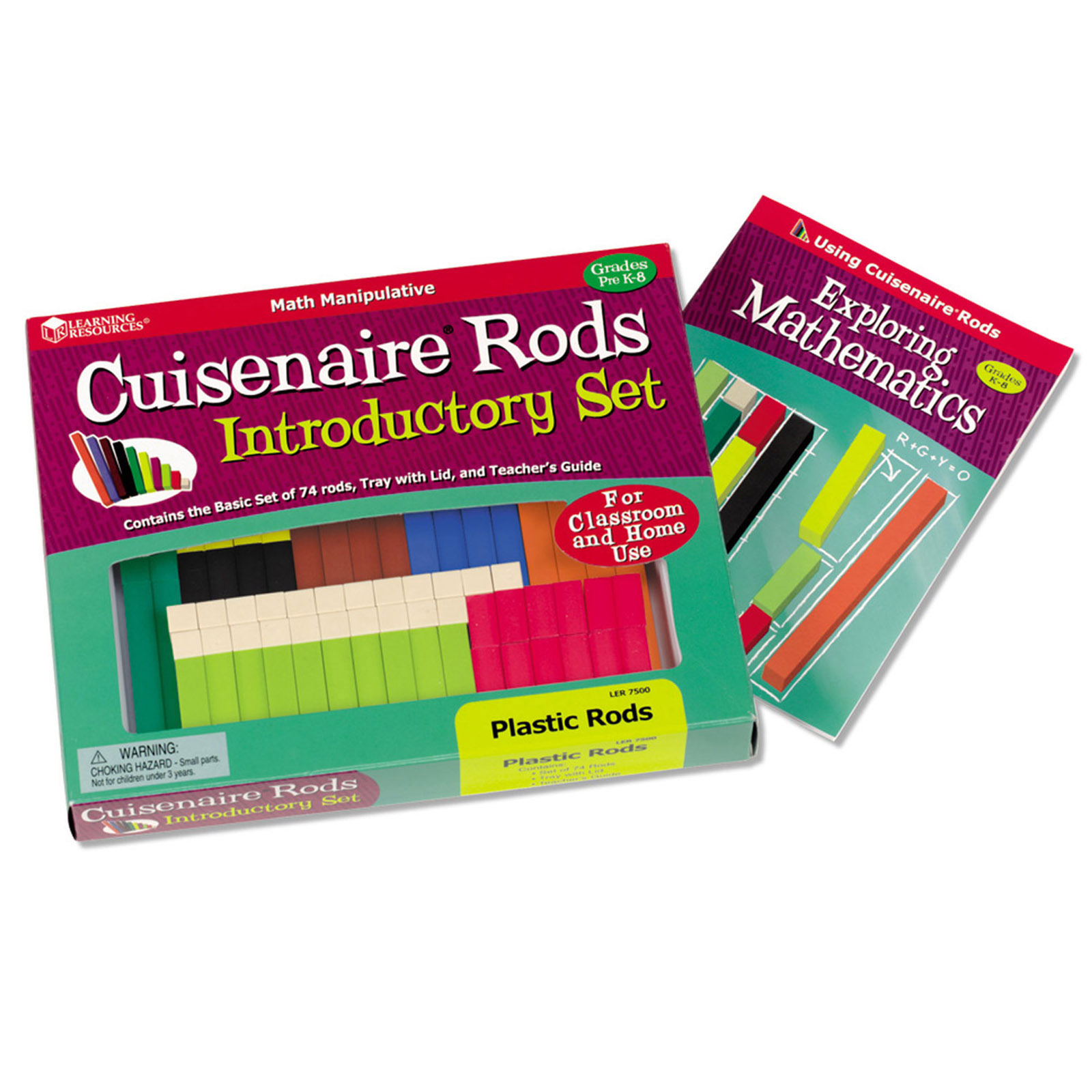 Learning Resources Cuisenaire® Rods Introductory Set: Plastic Rods, 2 Sets