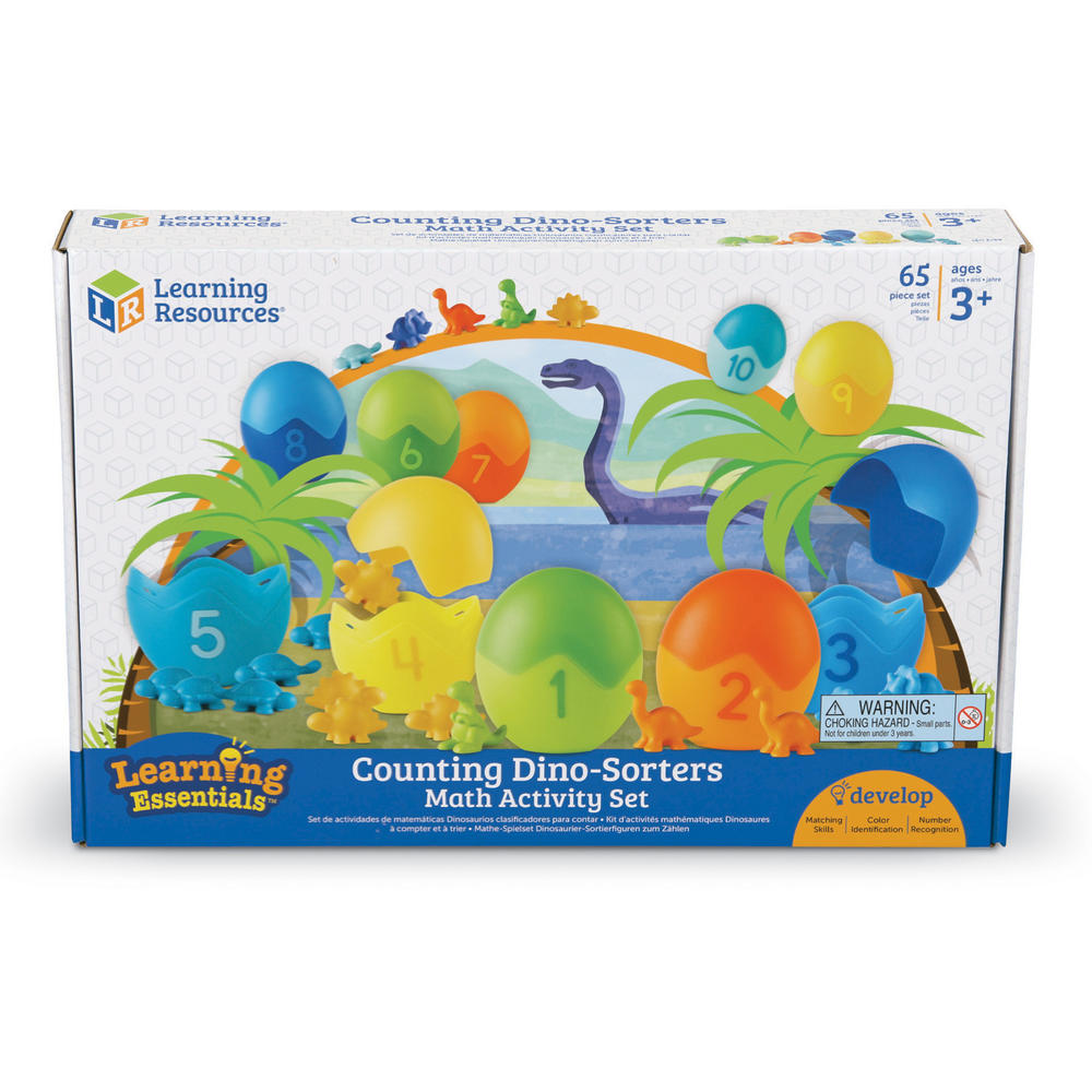Learning Resources Counting Dino-Sorters Math Activity Set