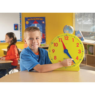 Learning Resources Big Time™ Learning Clock, 12-Hour Demonstration Clock
