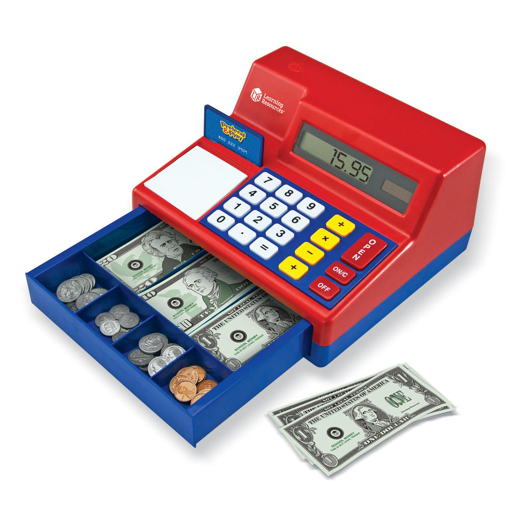 Learning Resources Pretend & Play® Calculator Cash Register