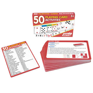 Junior Learning 50 Playing Cards Activities