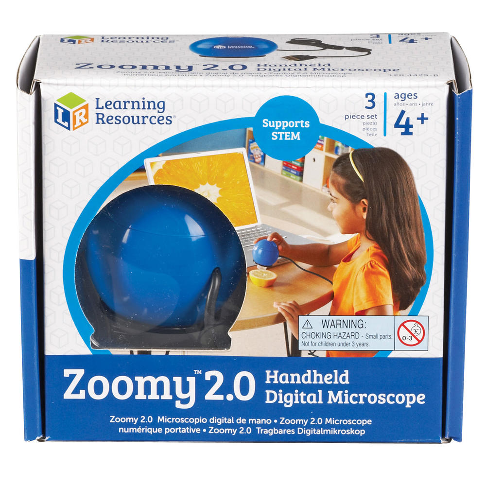 Learning Resources Zoomy™ 2.0 Handheld Digital Microscope - Blue