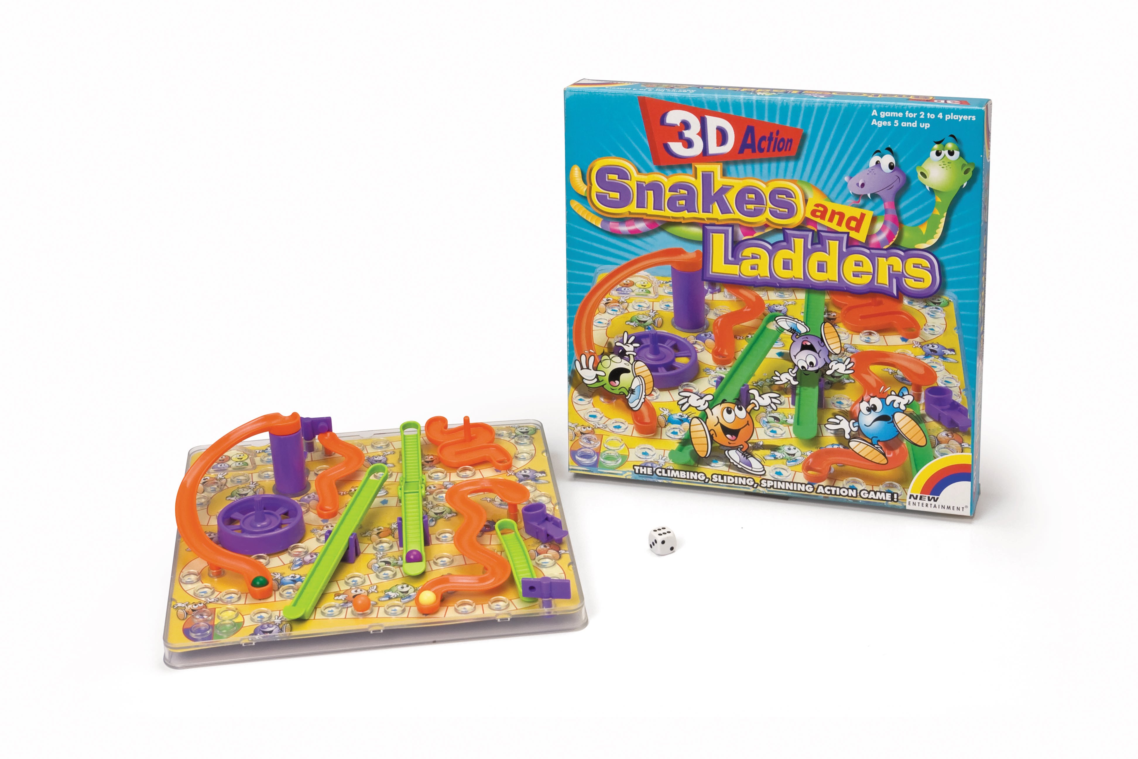 New Entertainment 3D Snakes & Ladders