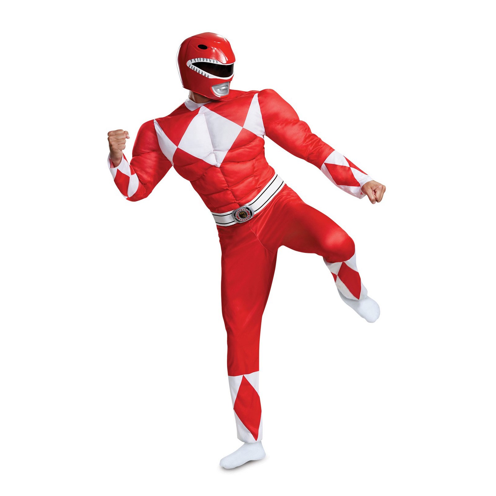 Power Rangers - Mighty Morphin Red Ranger Classic Muscle Adult Costume