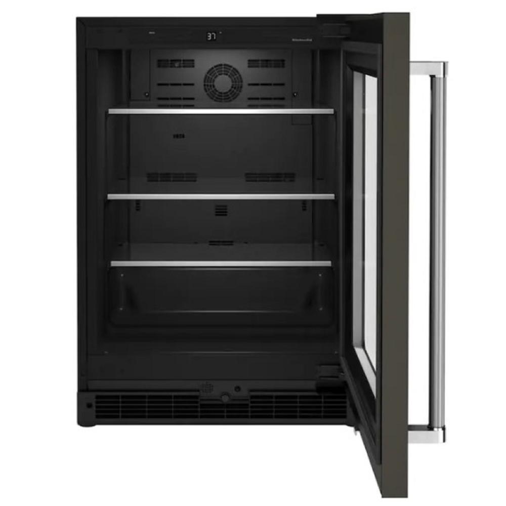 KitchenAid KURR314KBS 5.2 cu. ft. Mini Fridge in Black Stainless