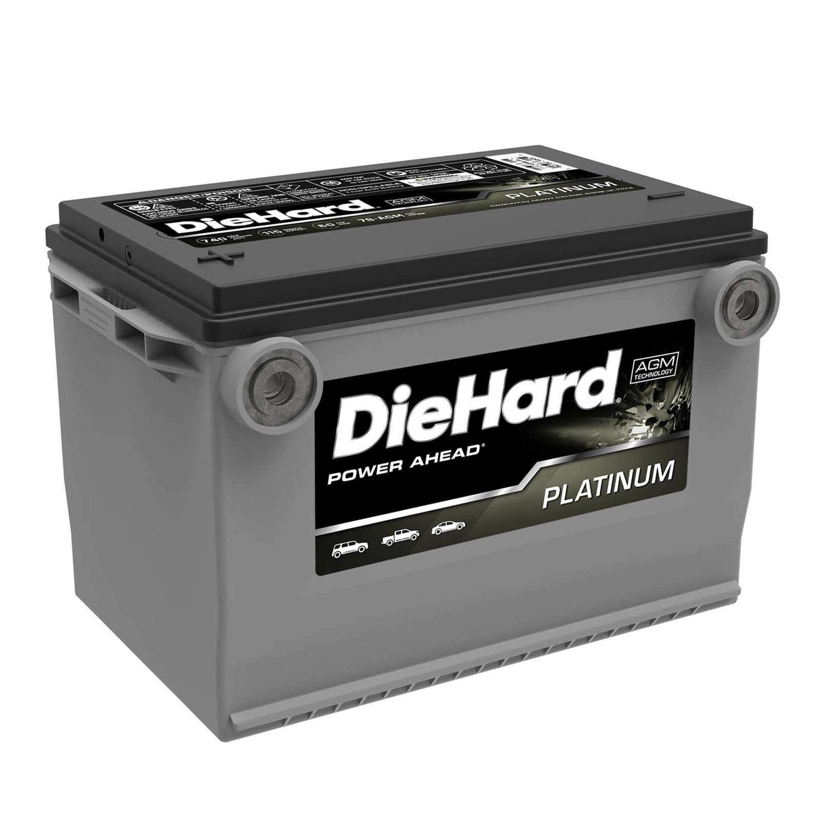 DieHard Platinum AGM Battery - Group Size 78 (Price with Exchange)