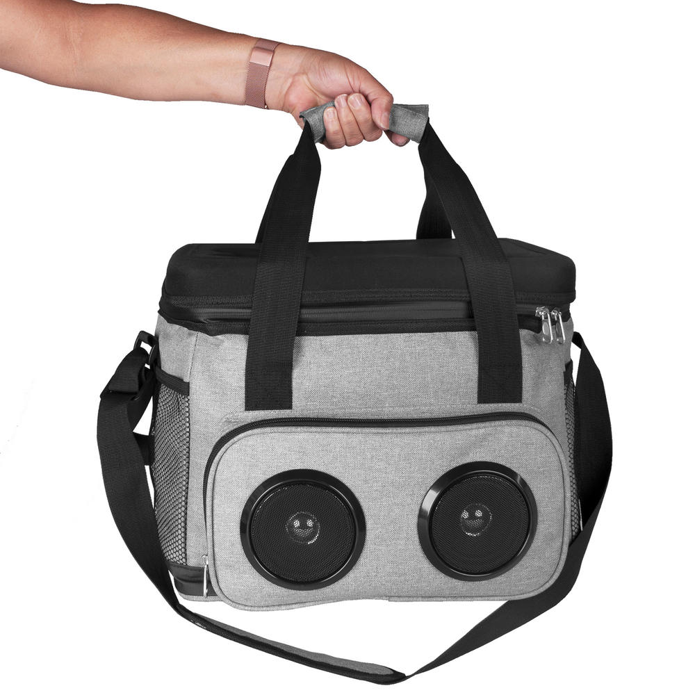 World Famous Sports Soft Sided Cooler With Bluetooth Speakers 24 Can