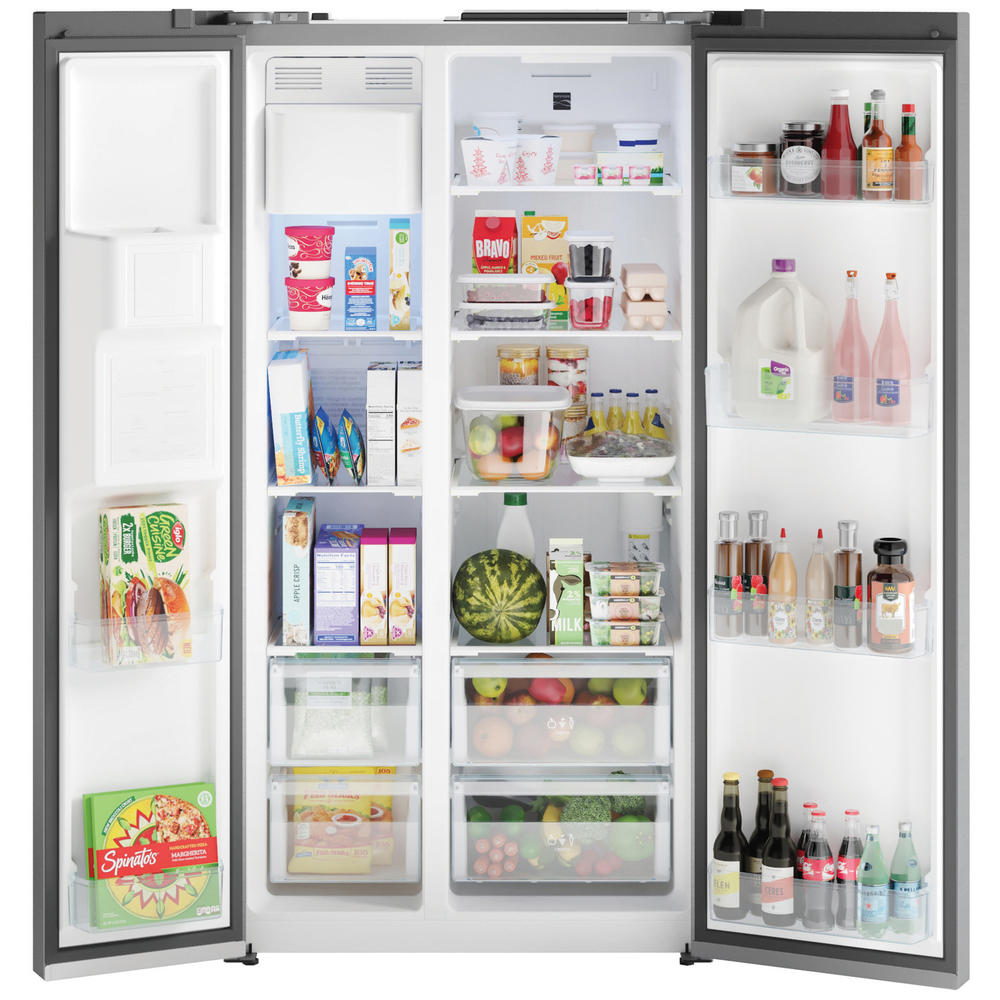 Kenmore 51805 20 cu. ft. Side-by-Side Refrigerator – Fingerprint ...