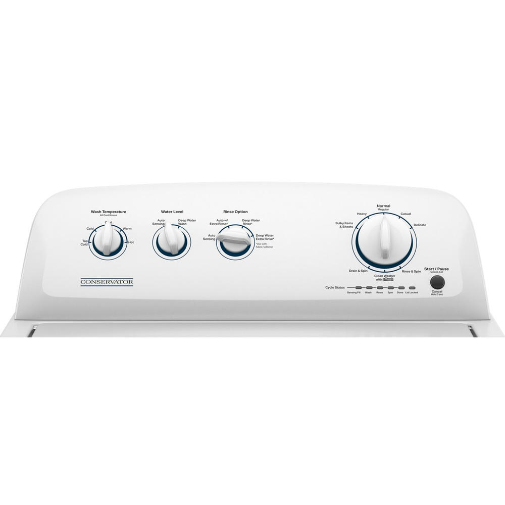 CONSERVATOR VWW3809RW 3.8 Cu. Ft. Top Load Washer - White