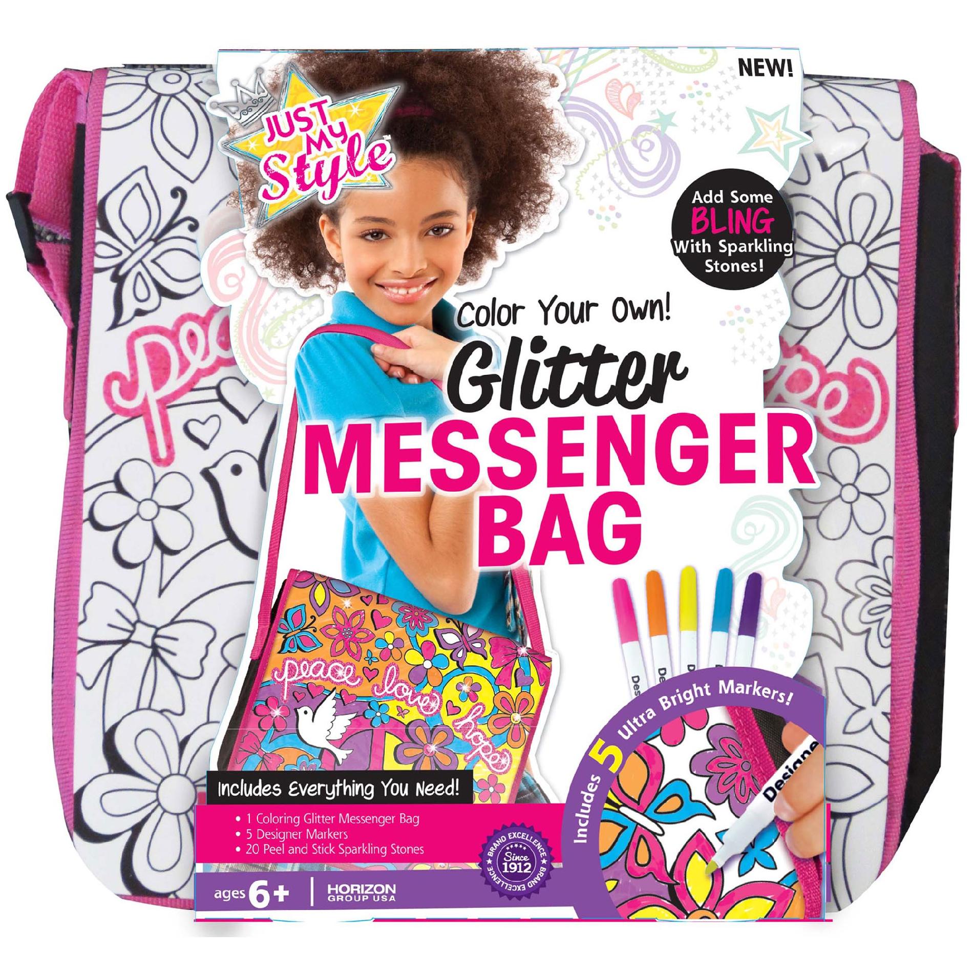 Just My Style Glitter Messenger Bag Activity Kit